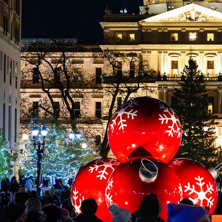 Big Red Ball | Downtown Lansing Inc